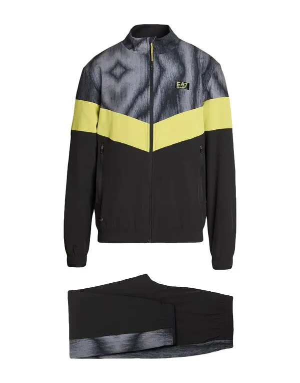 EA7 Tracksuit In Polyester And Elastane - Grey