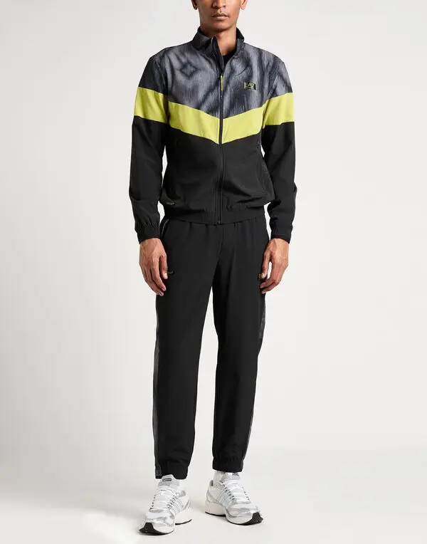 EA7 Tracksuit In Polyester And Elastane - Grey