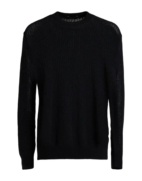 ROBERTO COLLINA Sweater In Cotton, Viscose, And Nylon - Black