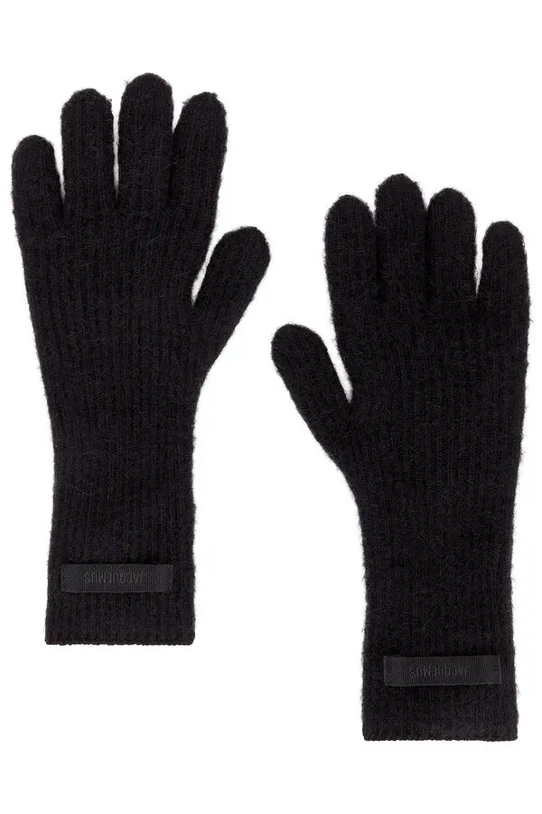 Jacquemus Les Gants Gros Grain - Black