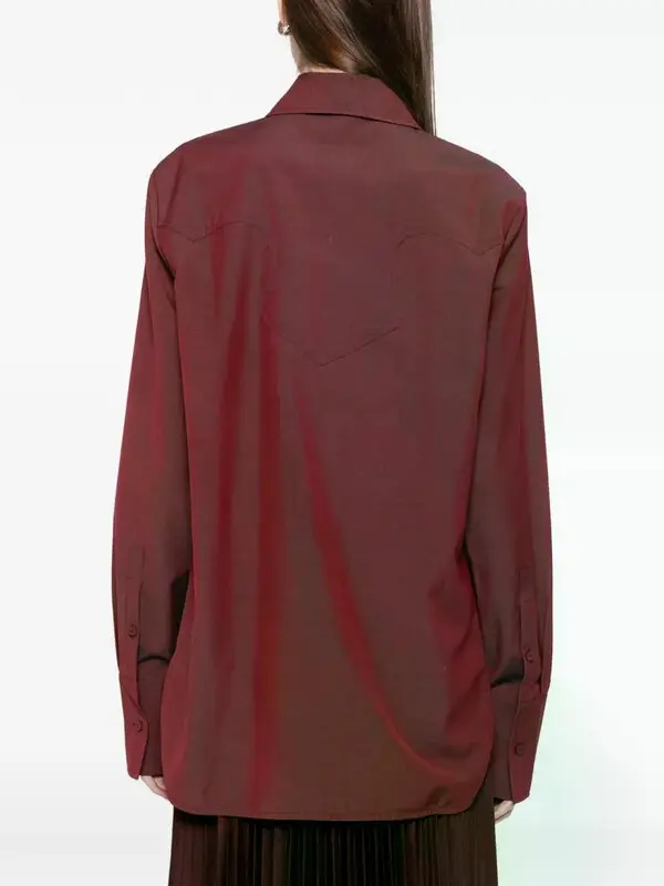 JIL SANDER Tie Poplin Shirt