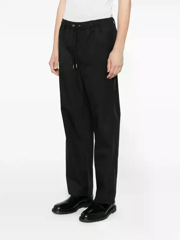 Karl Lagerfeld Logo-plaqued Straight-leg Trousers