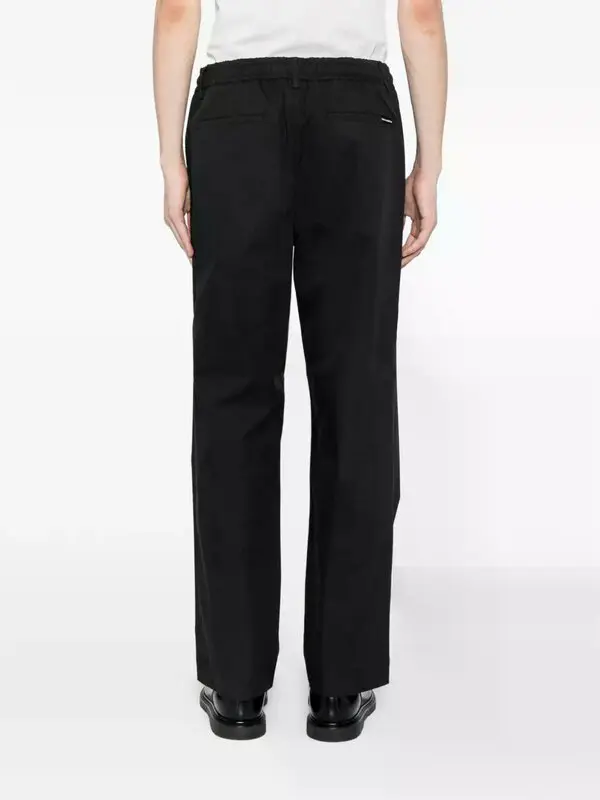 Karl Lagerfeld Logo-plaqued Straight-leg Trousers