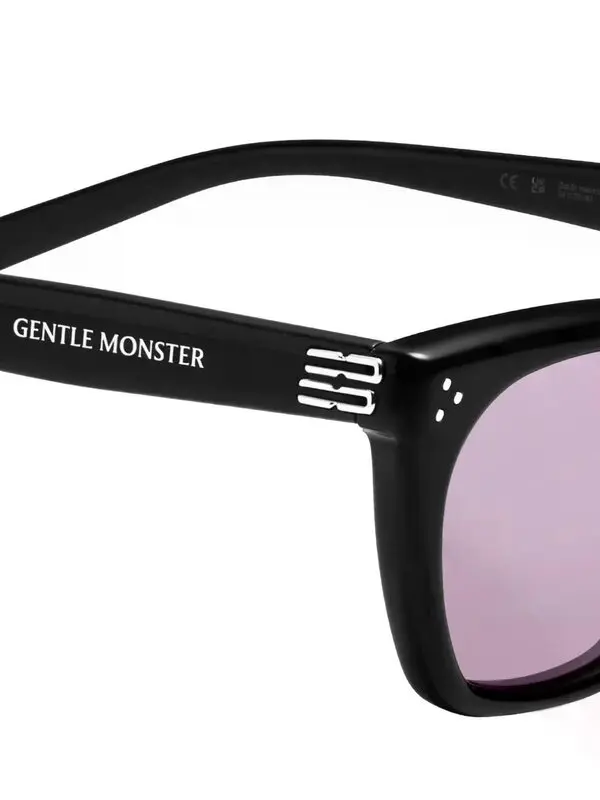 GENTLE MONSTER Acetate Cat-eye Frame Sunglasses - Black