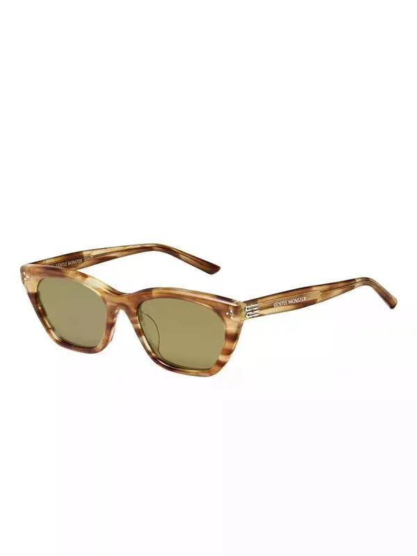GENTLE MONSTER Tortoise Cat-eye Sunglasses - Brown