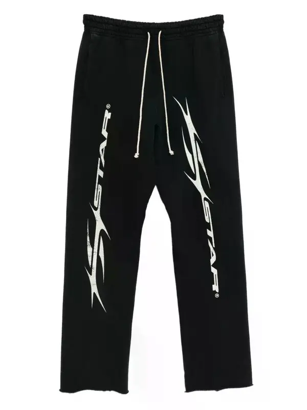 HELLSTAR Graphic-print Cotton Trackpants
