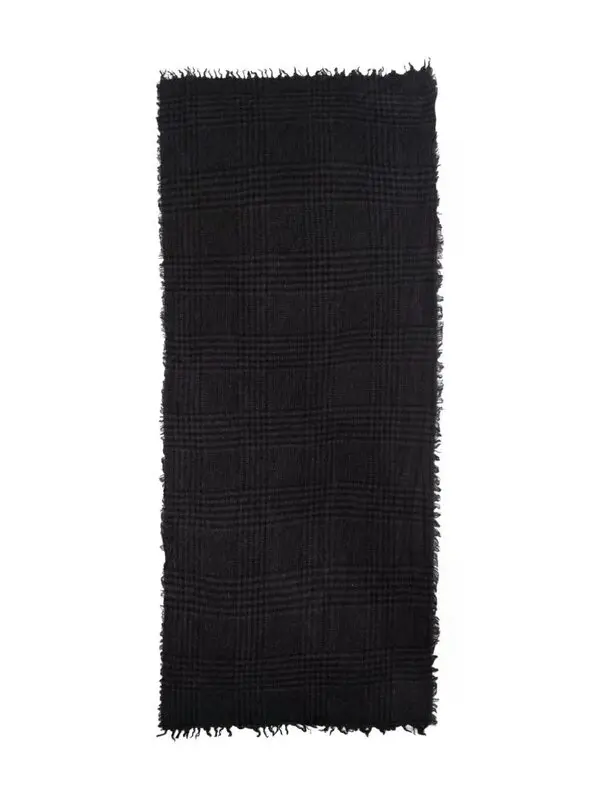 Faliero Sarti Principe Frayed Scarf - Black