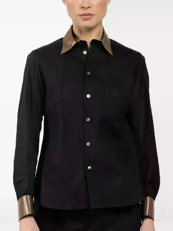 SHIRO SAKAI Pointed-collar Shirt