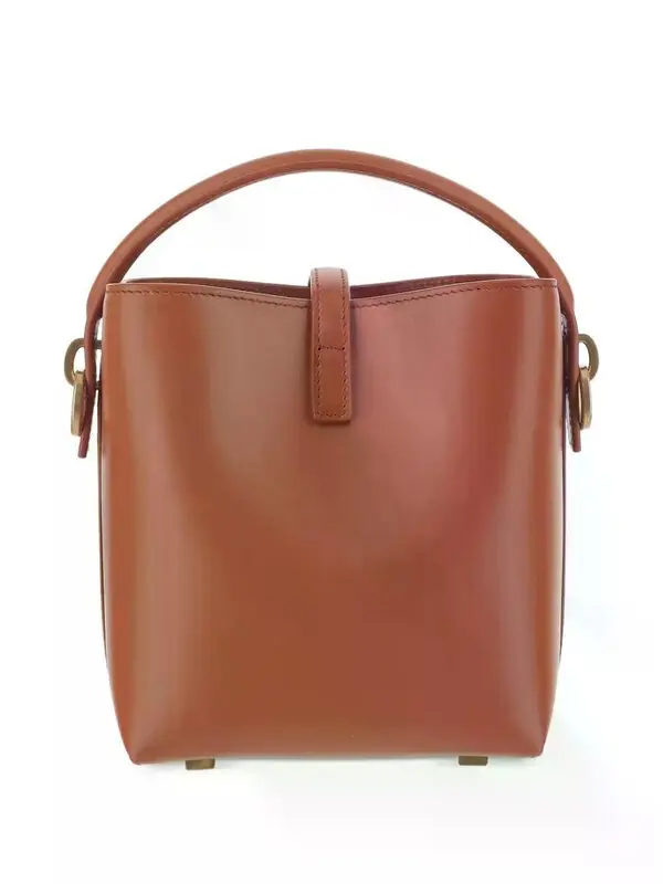Saint Laurent Mini Le 37 Bucket Bag - Brown