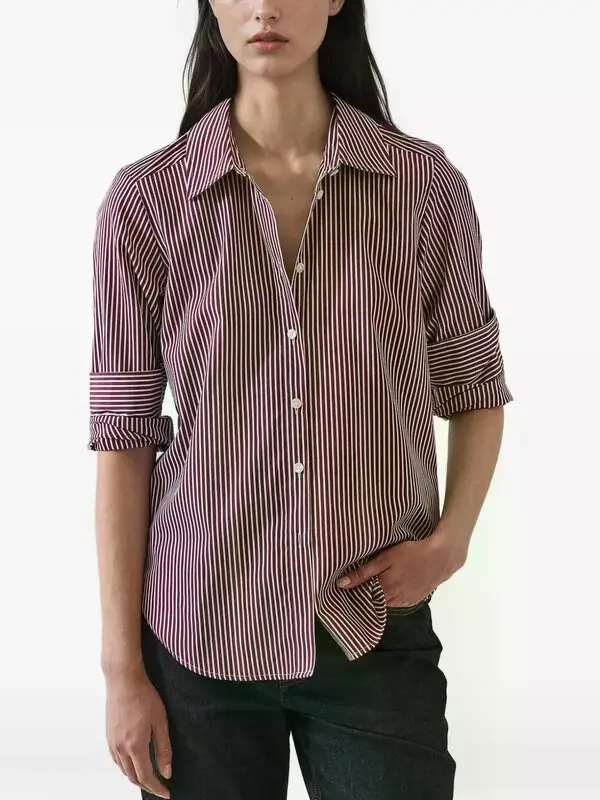 PATRICK ASSARAF Striped Buttoned Shirt