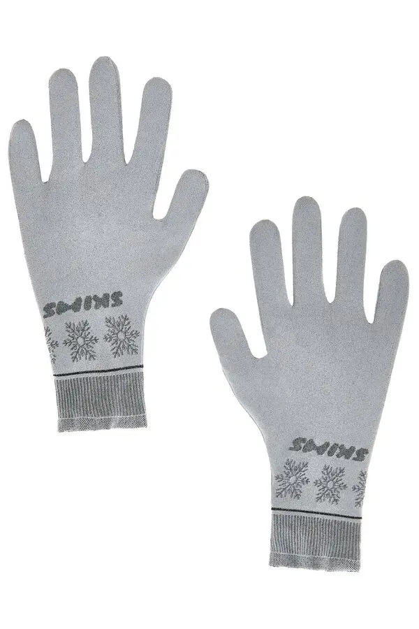 SKIMS Ski First Layers Glove Set - Mirror Winter Fairisle