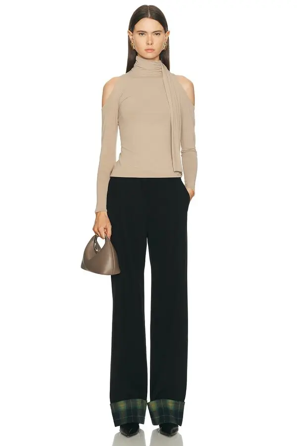 MIMCHIK Jean Scarf Top