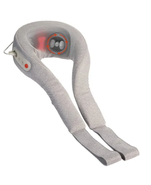 SHARPER IMAGE Real-touch Shiatsu Neck Massager - Gray