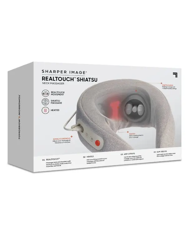 SHARPER IMAGE Real-touch Shiatsu Neck Massager
