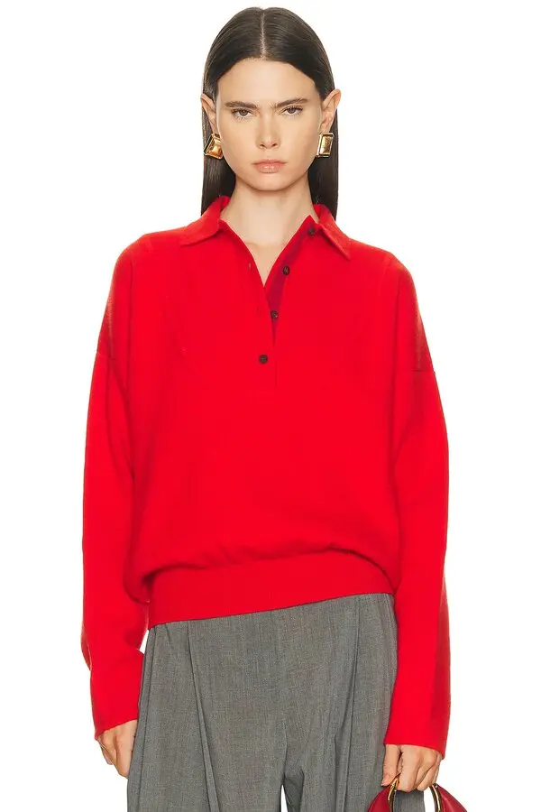 Jacquemus La Maille Vareuse Pallone - Red