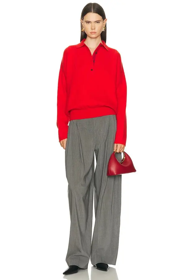 Jacquemus La Maille Vareuse Pallone - Red