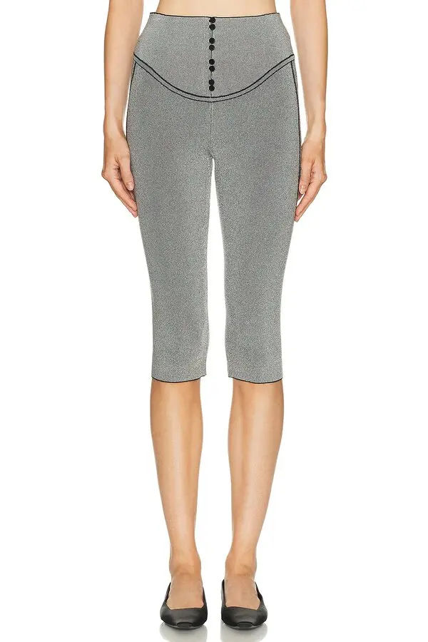 Jacquemus Les Leggings Sera - Dark Grey
