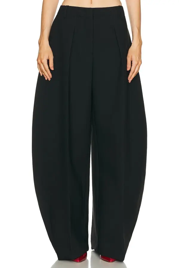 Jacquemus Le Pantalon Ovalo Large - Black