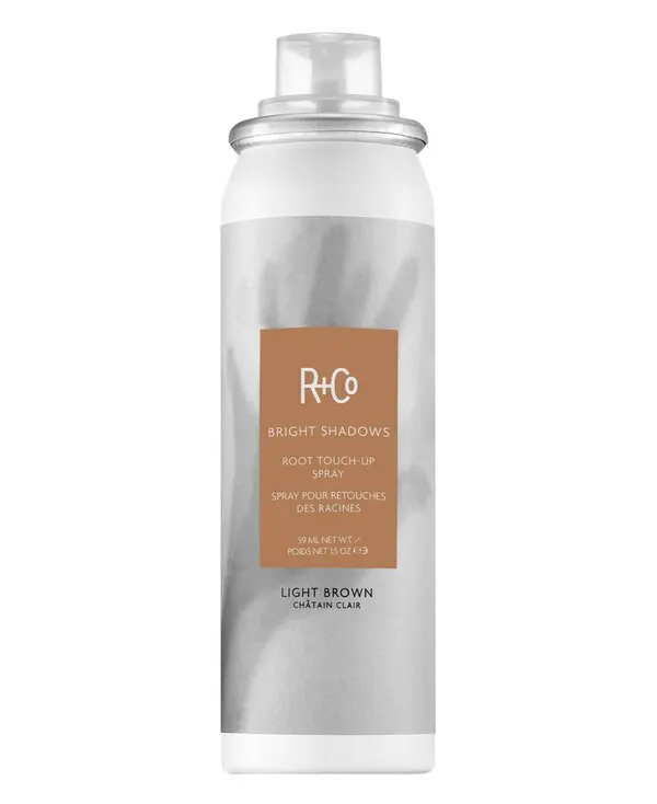 R+Co Bright Shadows Root Touch Up Spray - Light Brown