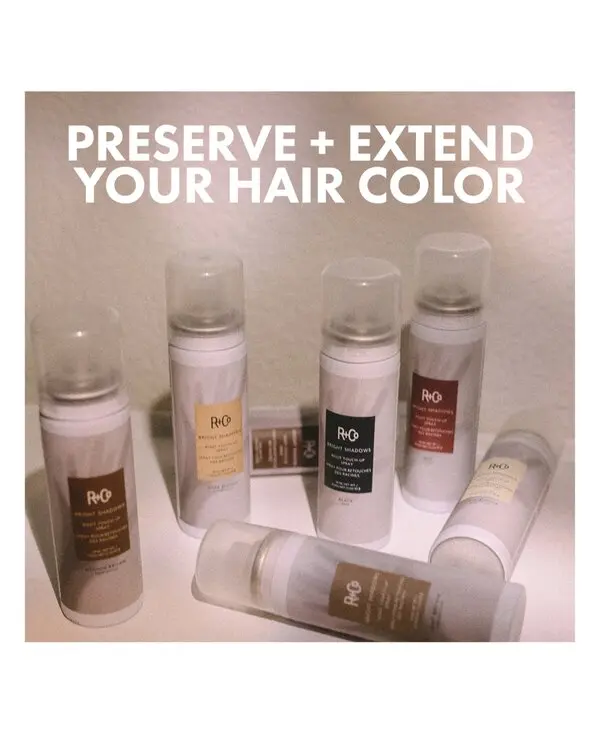 R+Co Bright Shadows Root Touch Up Spray - Light Brown