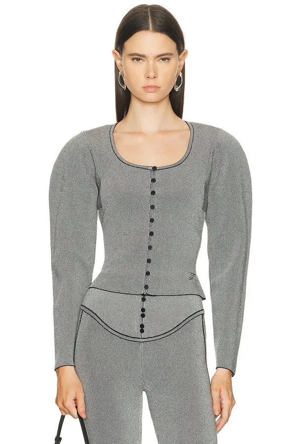 Jacquemus Le Cardigan Sera - Dark Grey