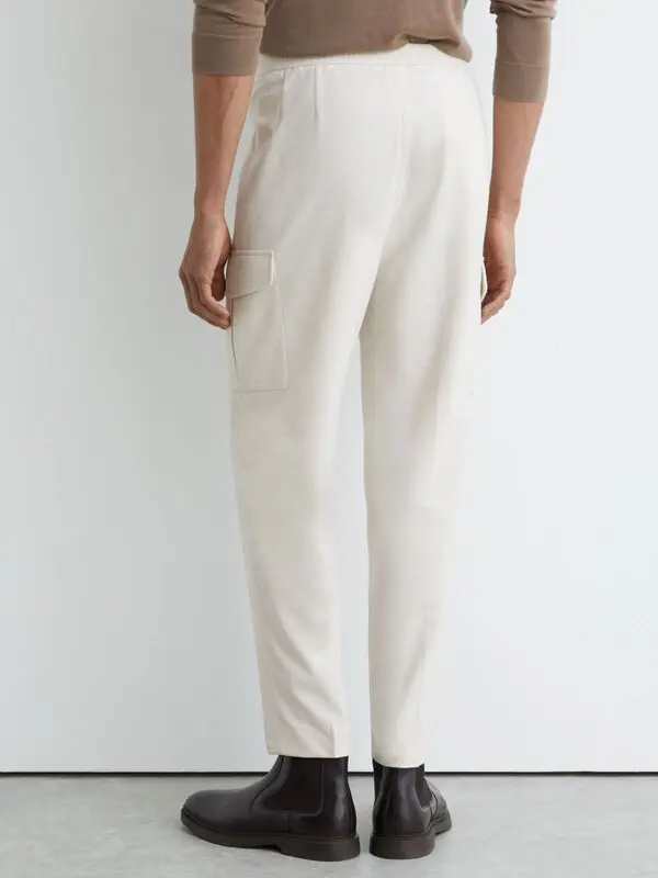 REISS Monroe Fine-corduroy Cargo Trousers