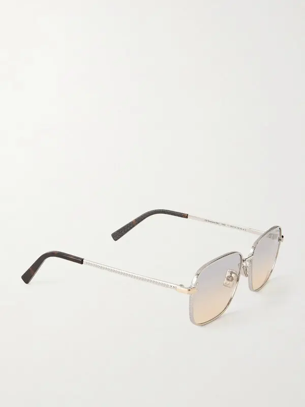 Dior Cd Diamond S4u Sunglasses - Silver