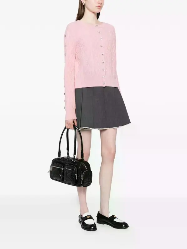 Karl Lagerfeld Kkuilt Medium Bowling Bag