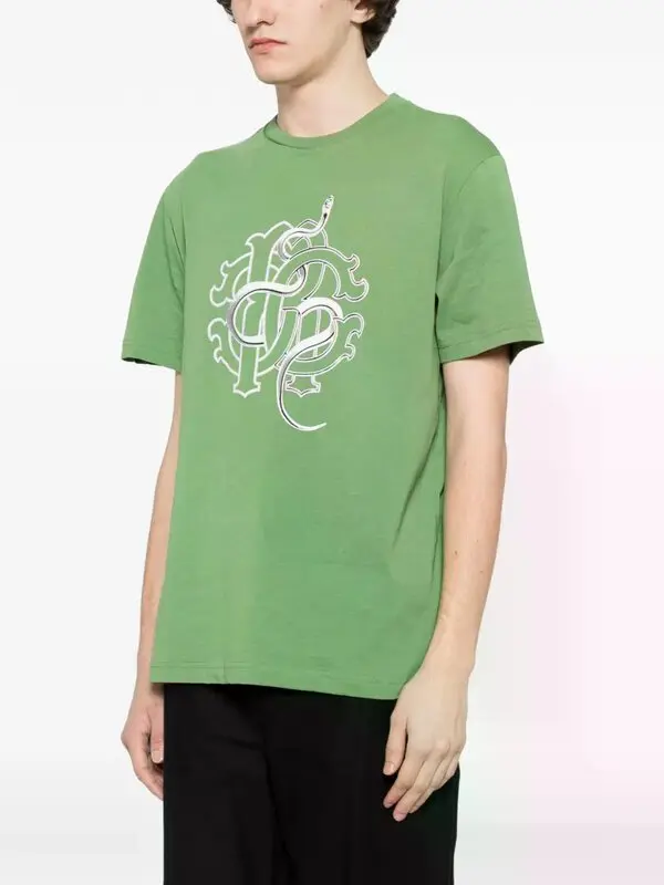 Roberto Cavalli Graphic-print Cotton T-shirt