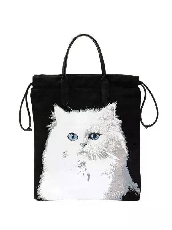 Karl Lagerfeld Ikon Choupette Reversible Ns Tote Bag - Black