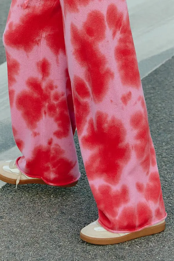 Electric & Rose Wool Cotton Knit Pants