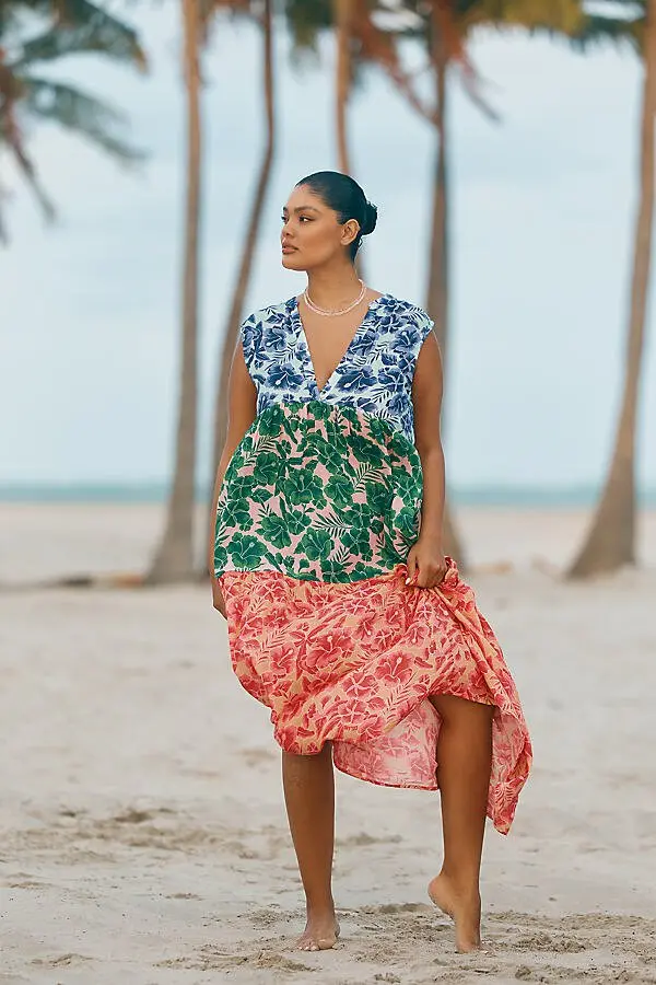 Celandine The Kallie Flowy Gauze Maxi Dress - Multi Floral | Editorialist