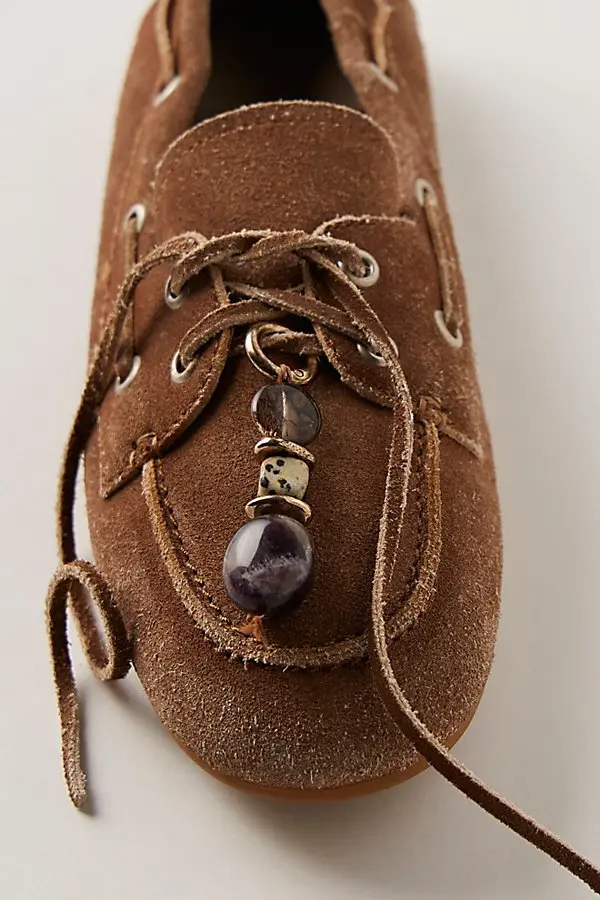 Free People Stone Shoe Charm - Blue/black