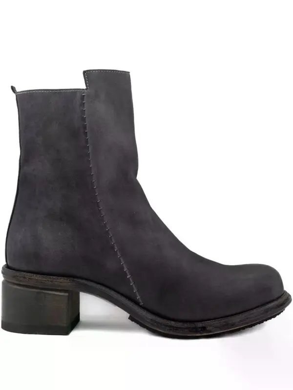 SHOTO Block Heel Zip Boots