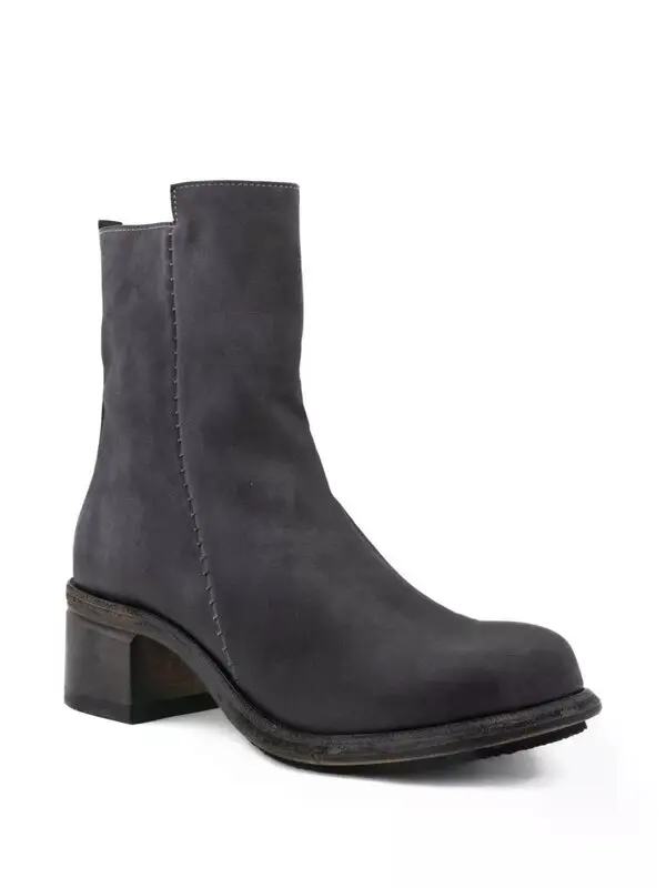 SHOTO Block Heel Zip Boots