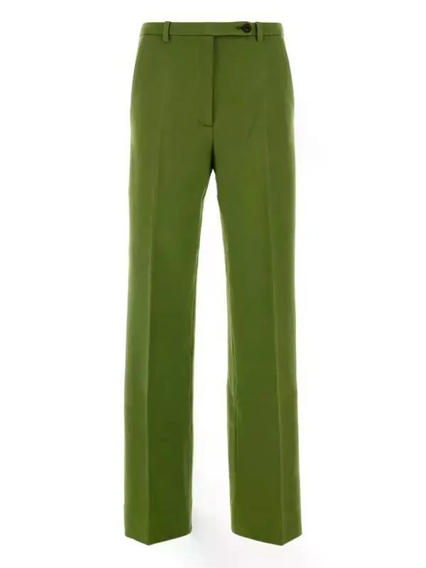Miu Miu Logo-patch Trousers