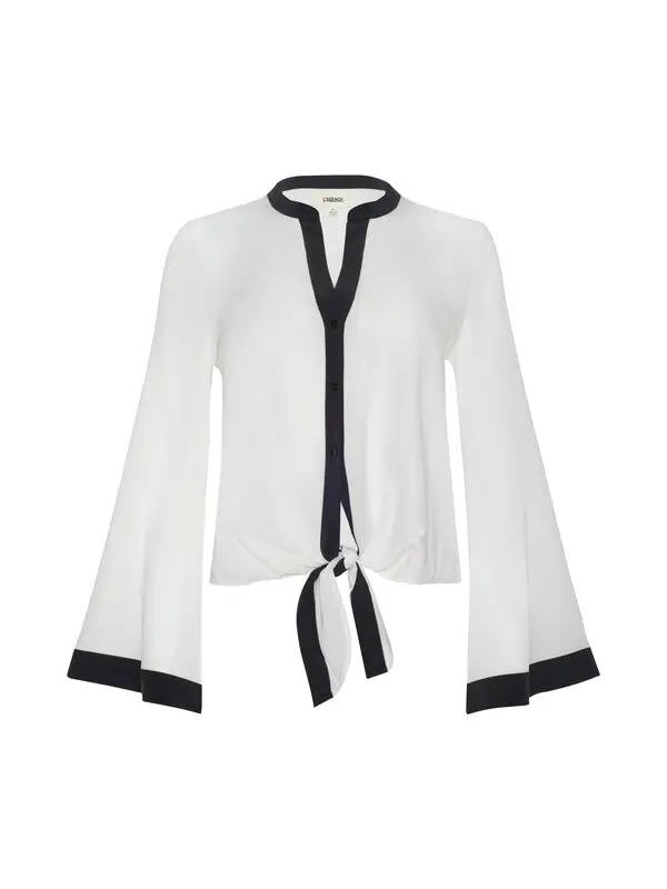 L'Agence Charlize Silk Blouse