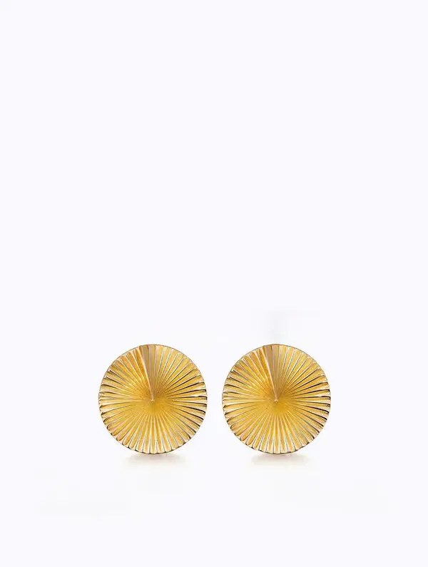 BRIONY RAYMOND Aurora Ray Earrings - 18 Karat Yellow Gold