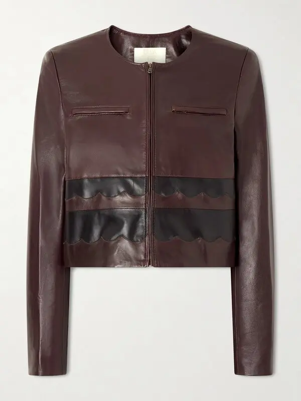Ulla Johnson Callisto Paneled Leather Jacket