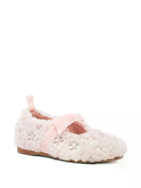ROCKFISH Furry Ballet Flats - Pink
