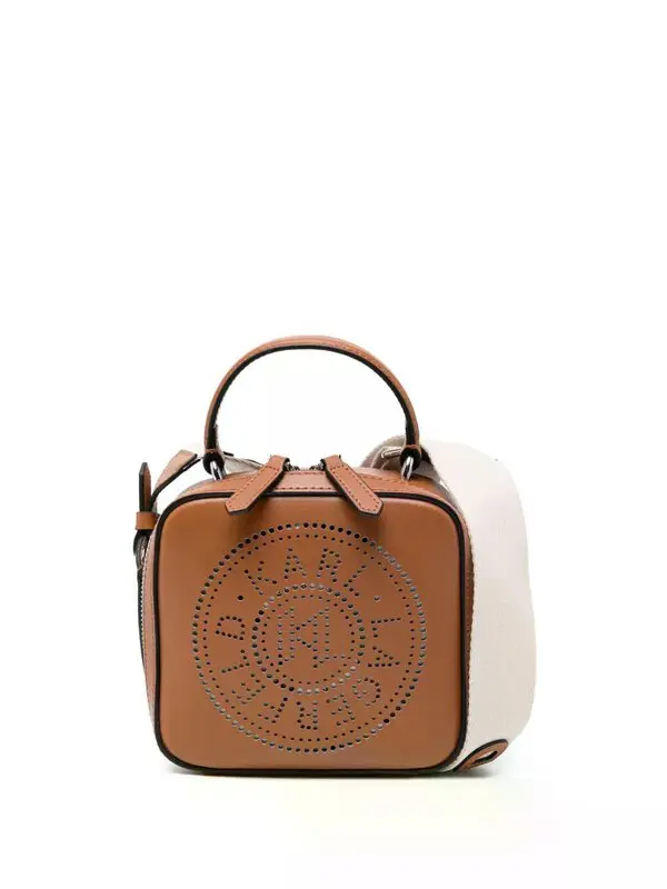 Karl Lagerfeld K/circle Perforated Mini Bag