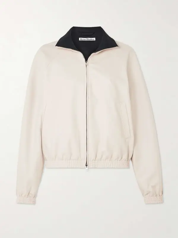 Acne Studios Cotton-sateen Jacket - Beige