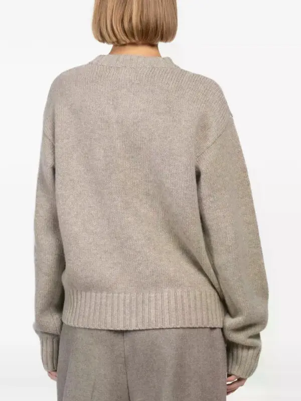 EXTREME CASHMERE X Ribbed Trim Sweater