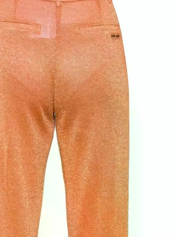 Miu Miu Metallic Trousers - Orange