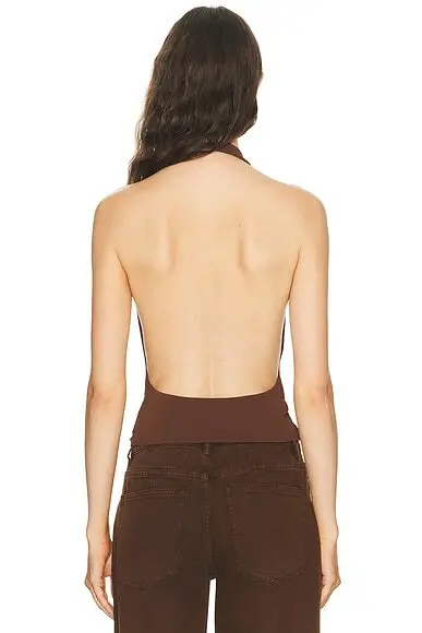 MIMCHIK Nico Cowl Halter Top