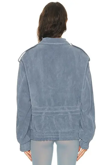 LUDOVIC DE SAINT SERNIN Robert Leather Bomber Jacket