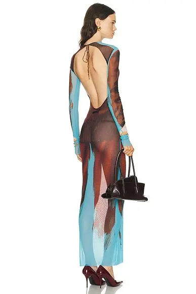 JEAN PAUL GAULTIER Tennis Costume Long Dress - Multicolor