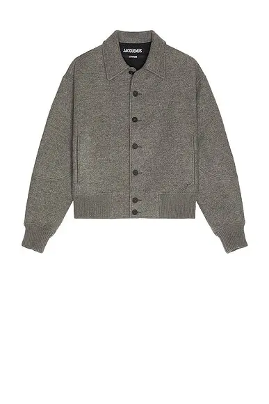 Jacquemus Le Bomber Feltro - Grey