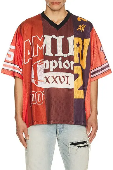 Amiri Spliced Oversized Tee
