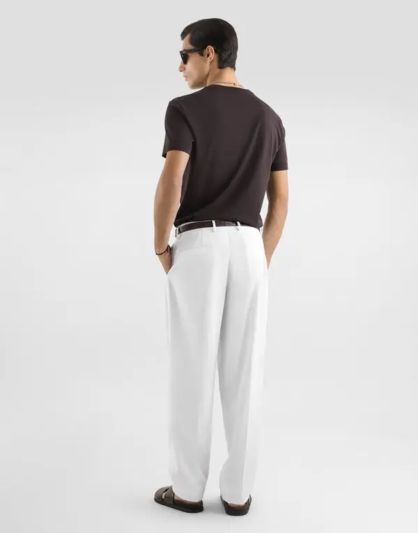 Dolce & Gabbana Cotton T-shirt With Embroidery